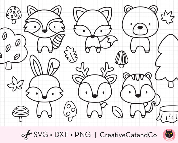 Woodland Animals Printables
