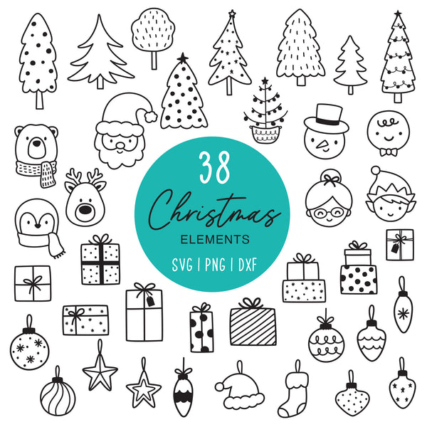 Christmas and Holidays SVG Cut Files for Cricut | CreativeCatandCo