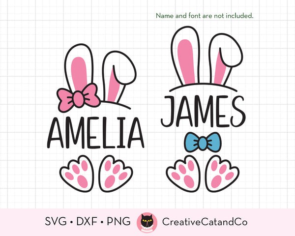 Monogram and Split Frames SVG Files for Cricut | CreativeCatandCo