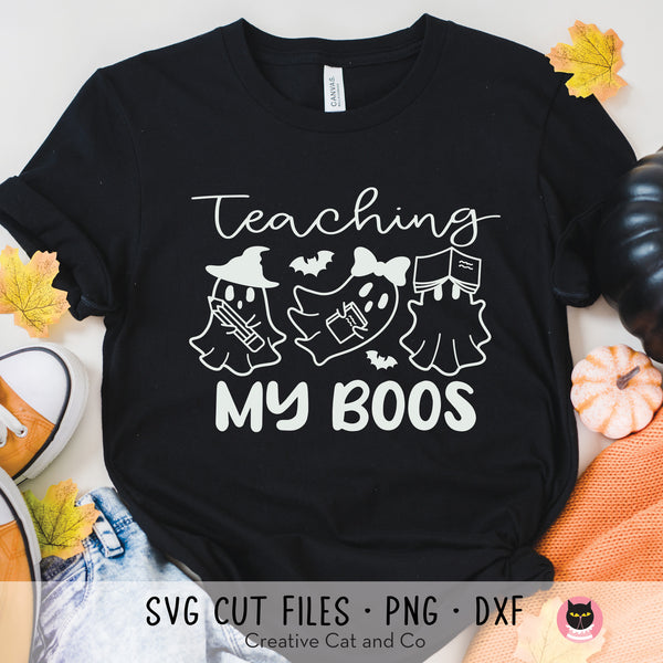 Teaching My Boos Teacher Halloween SVG | CreativeCatandCo