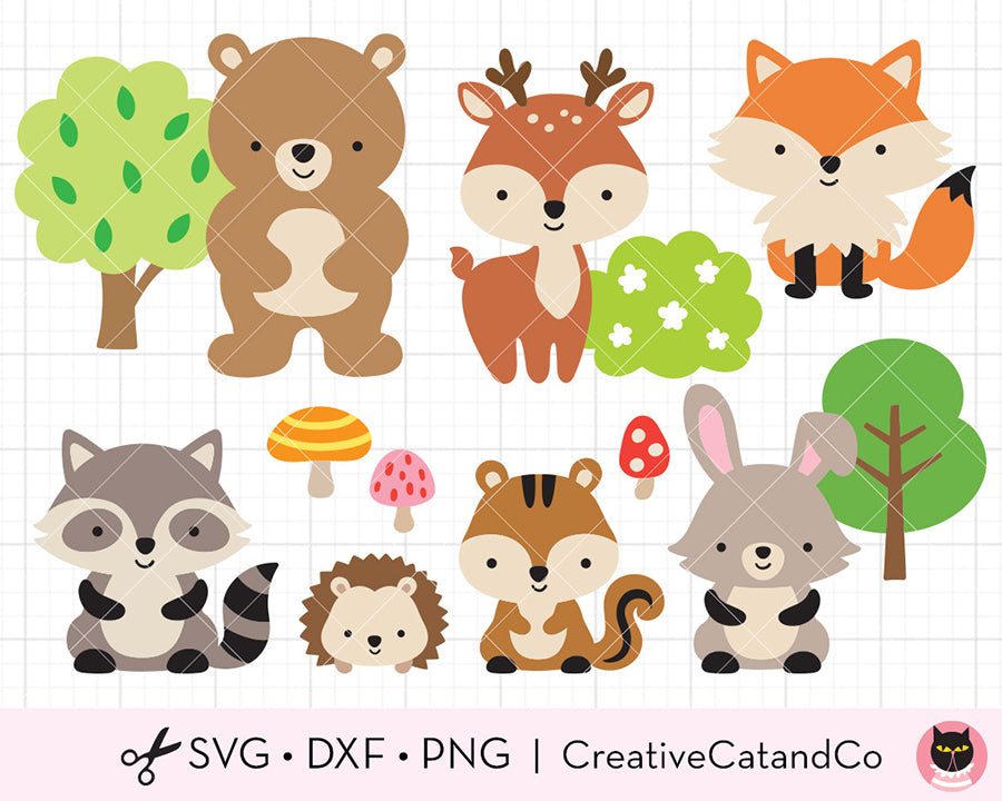 Cricut Woodland Animals