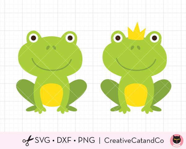 Free Frog Prince SVG Cut Files for Cricut | CreativeCatandCo