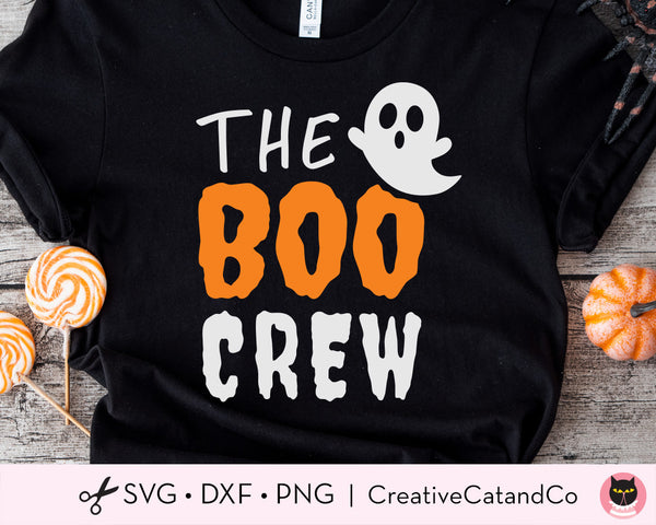 The Boo Crew Halloween SVG Cut files | CreativeCatandCo