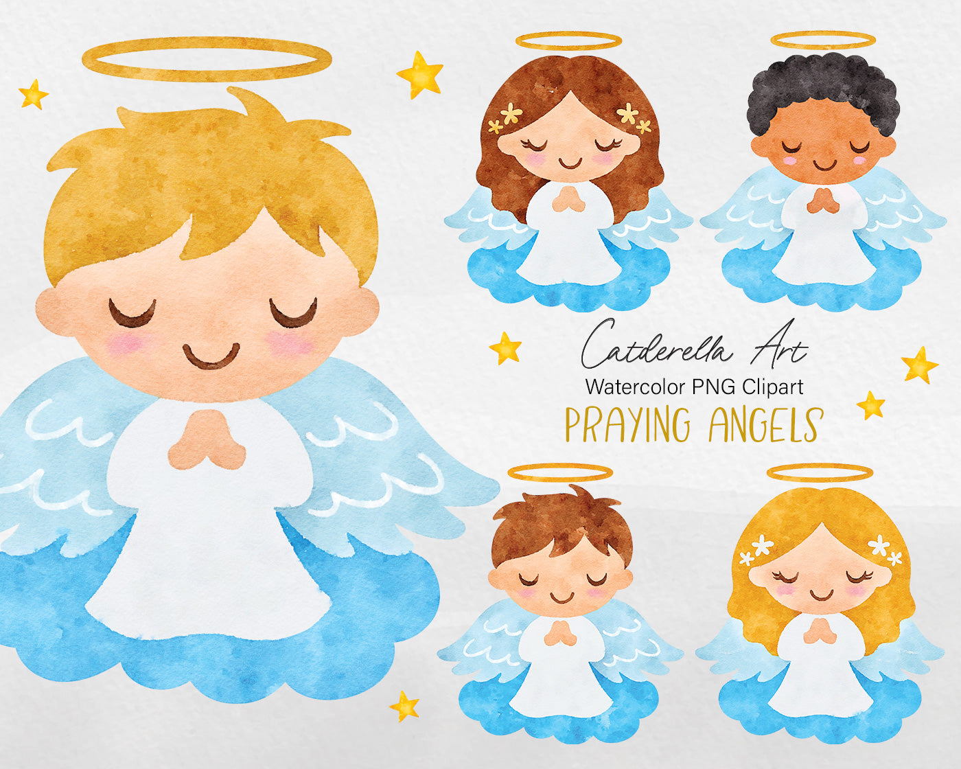 Praying Angel Clipart