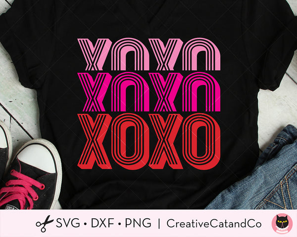 Free SVG Valentine XOXO Cut File | CreativeCatandCo